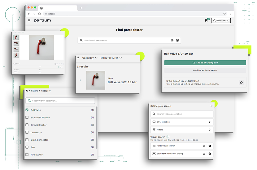 Partium Enterprise Part Search | Partium Find